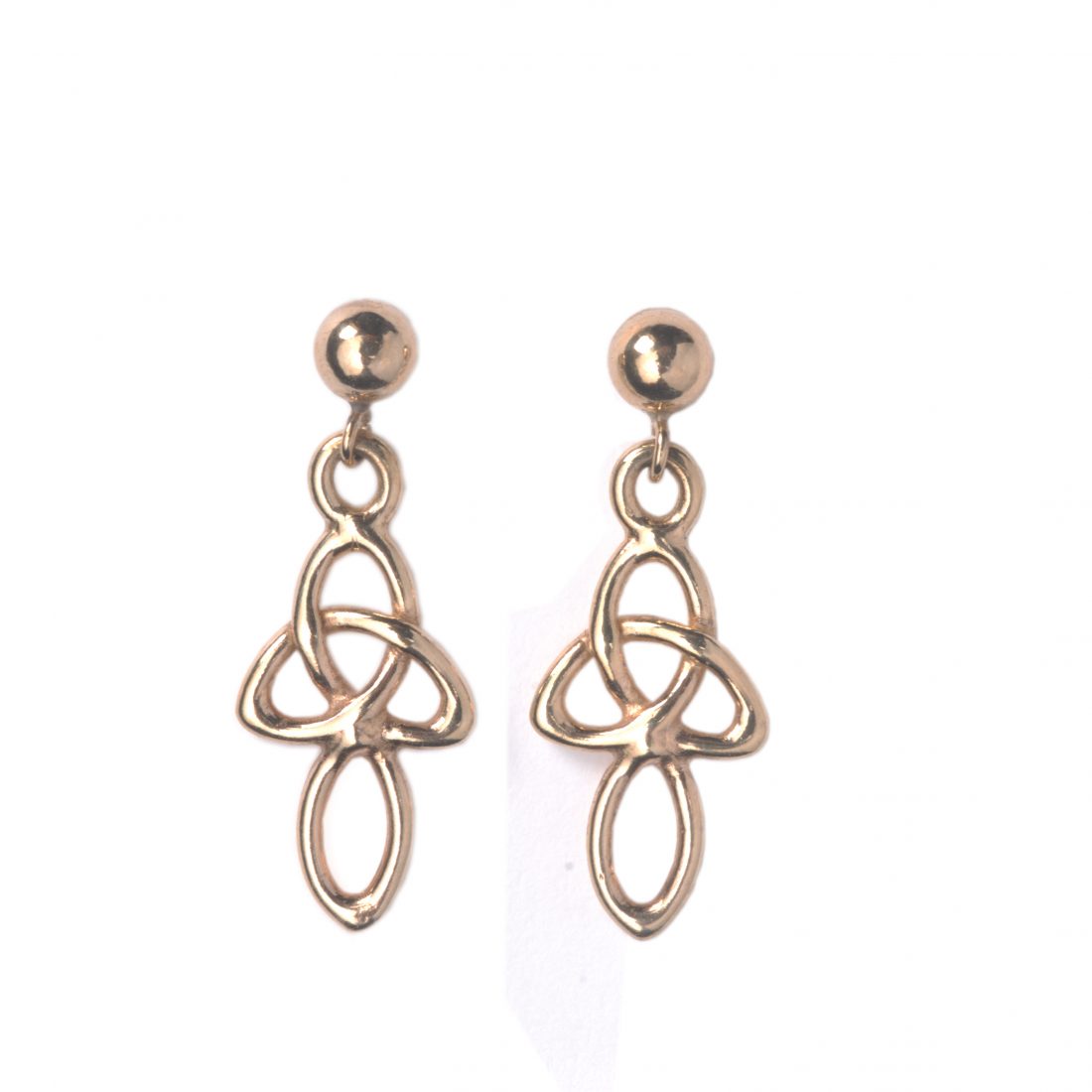 Cornish Tin & Gold Earrings - From Wearnes Jewellers