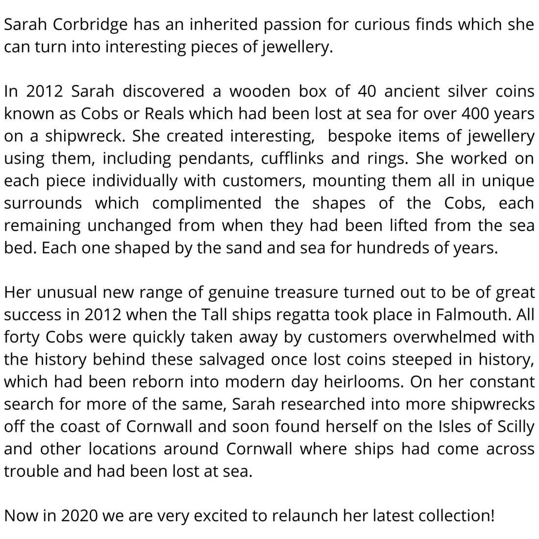 About Cornish Cob Coins, found off the coast of Cornwall...