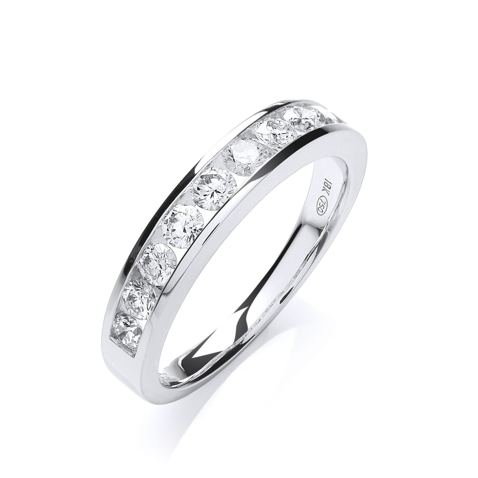 Half Diamond Eternity Ring - Wearnes